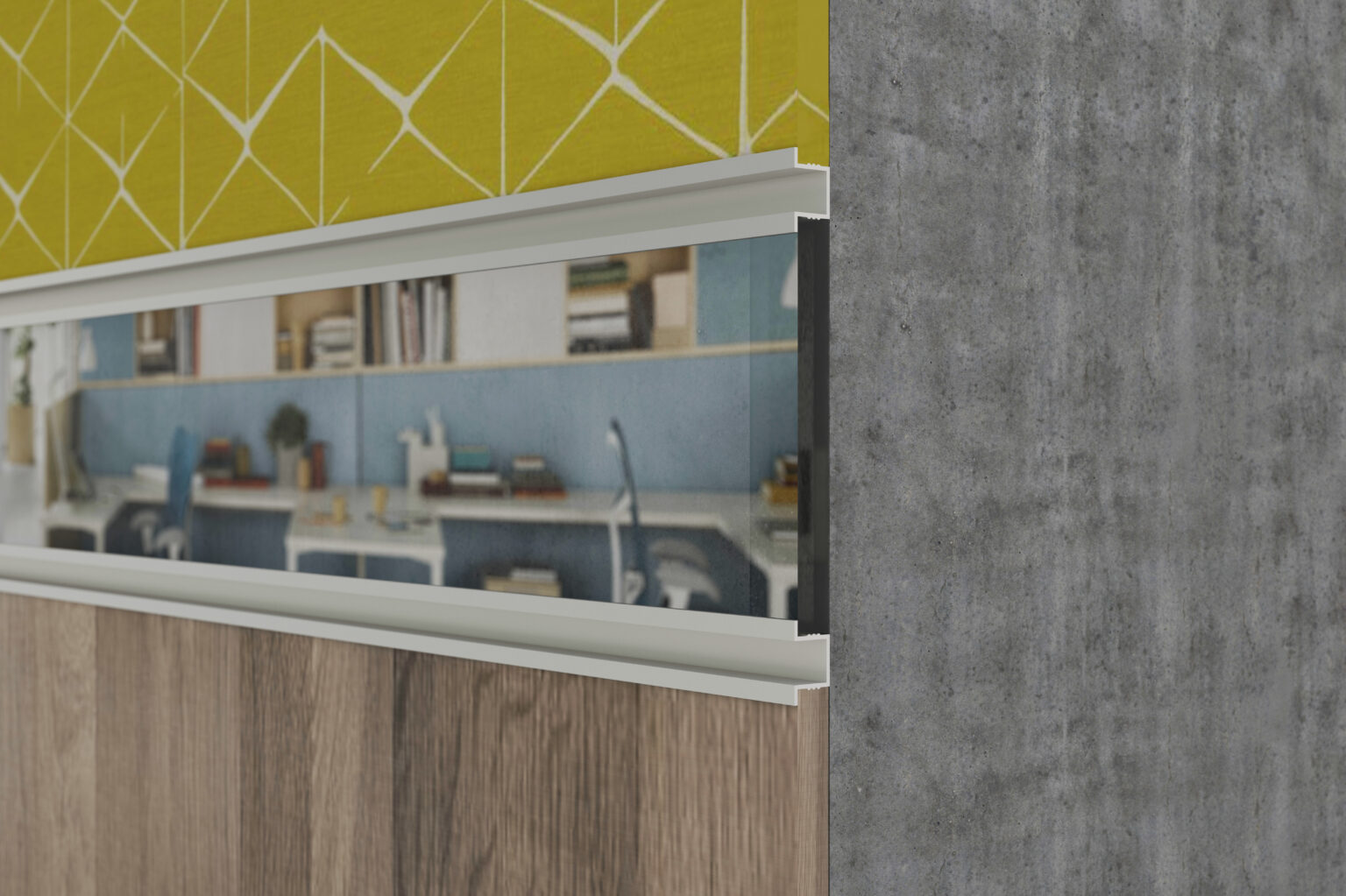 Aluminium Glass Partition Systems - Baux